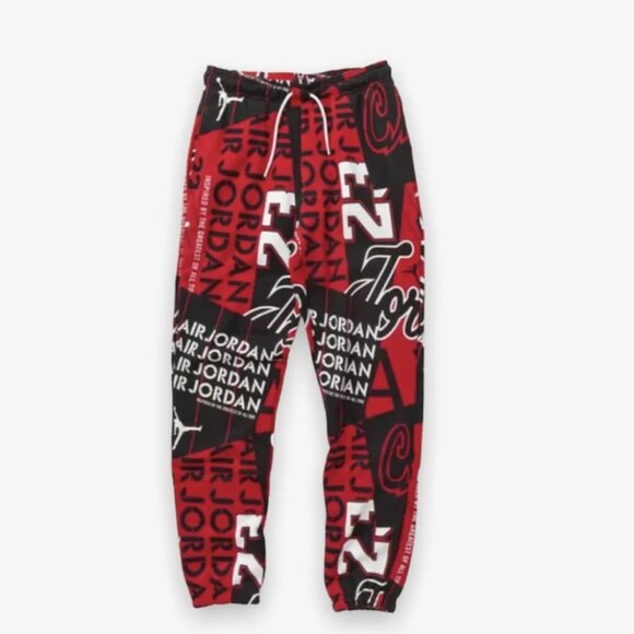 Jordan | Pants & Jumpsuits | Womens Jordan Sweatpants Black Red ...